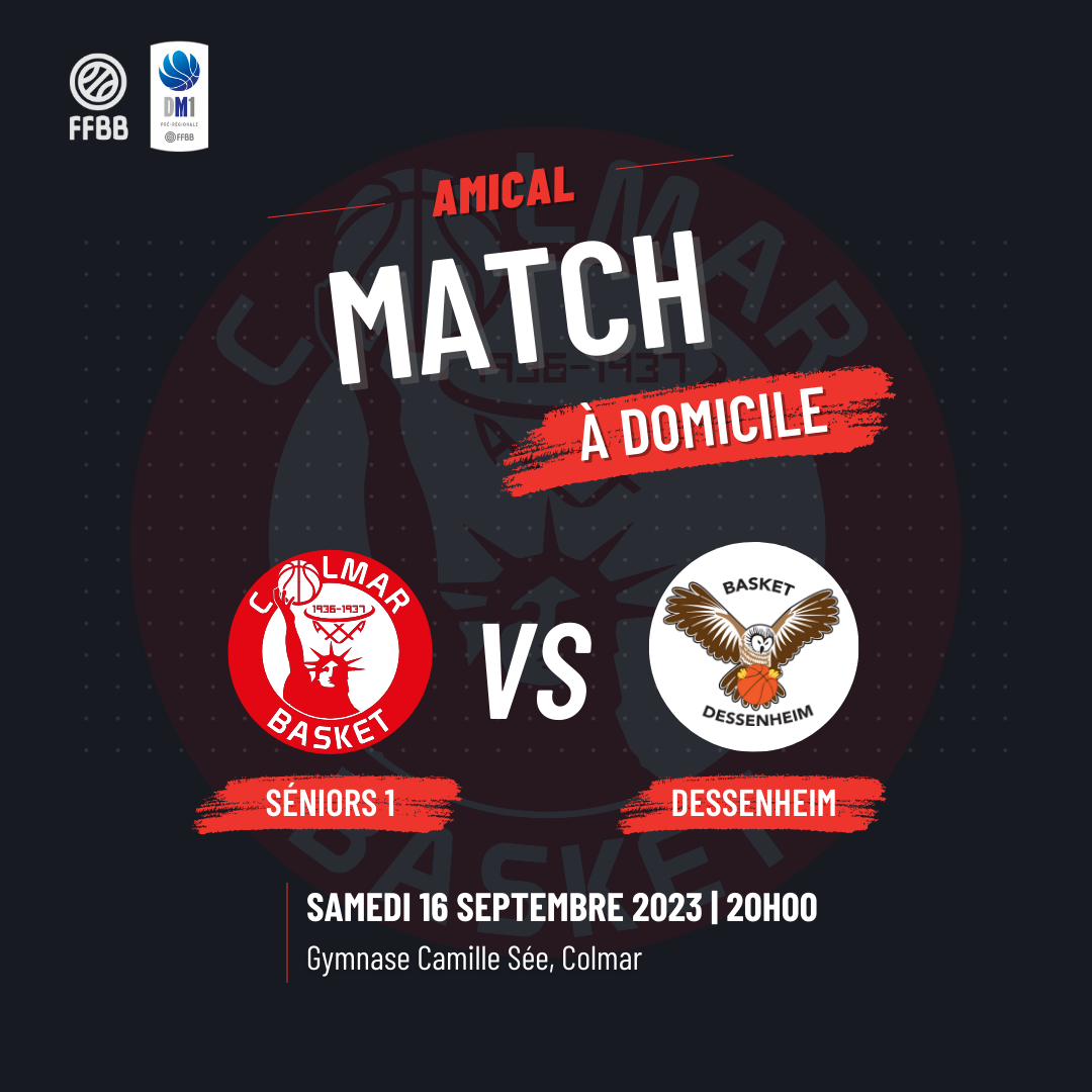 Colmar Basket – Plus qu'un Club, une Famille, depuis 1936…